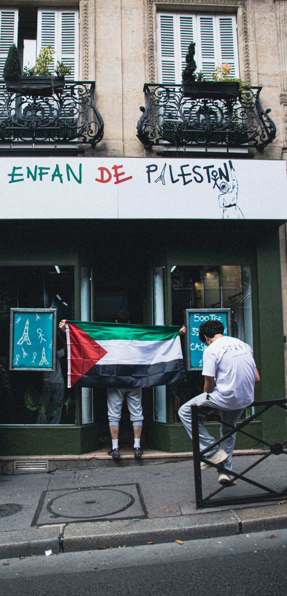 Pop-up du 5 juillet, Paname – enfan de palestine